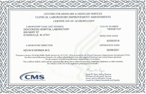 Deaconess - Accreditation and Licensure