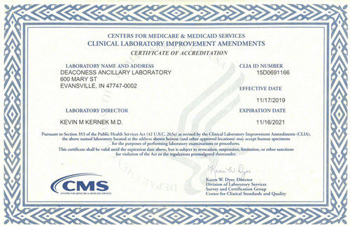 Deaconess - Accreditation and Licensure